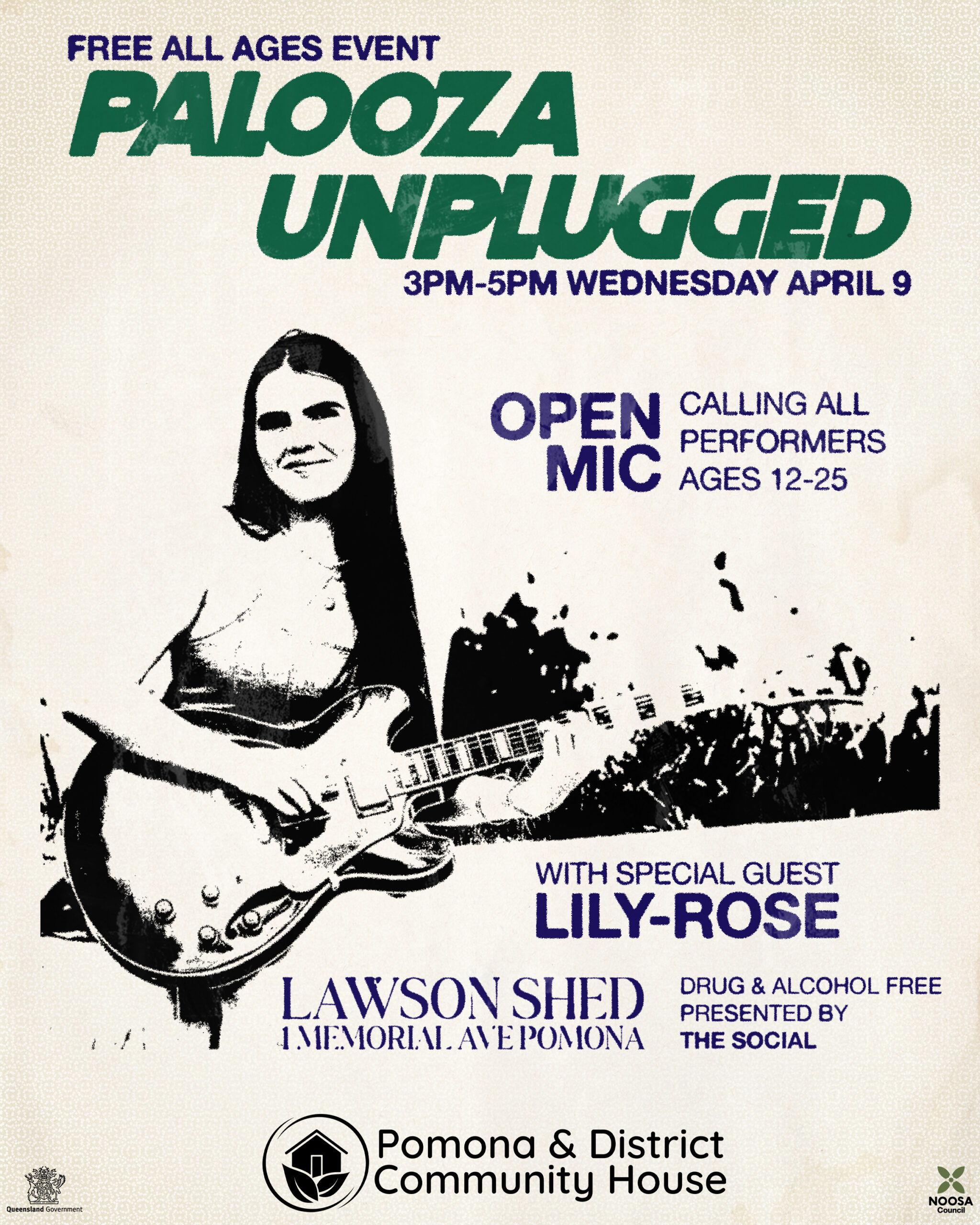 Palooza Unplugged Open Mic - Pomona & District Community House Inc.